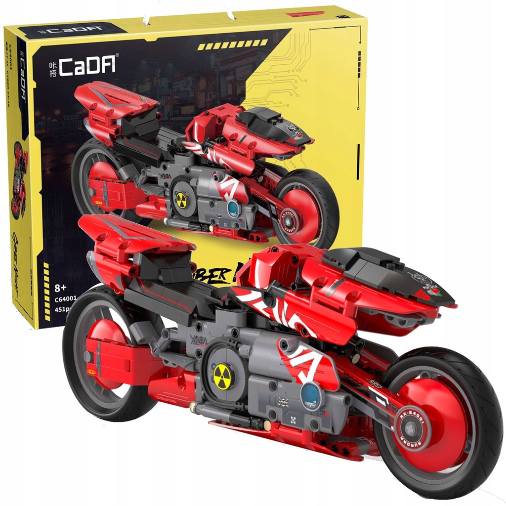 CADA KLOCKI KONSTRUKCYJNE CYBER NIGHT MOTOCYKL CT-3X MOTOR POJAZD 451 ...