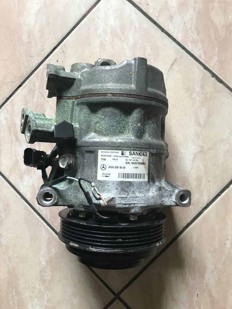 Kompresor klimatyzacji sprężarka MERCEDES C W205 E - 10872691098 ...