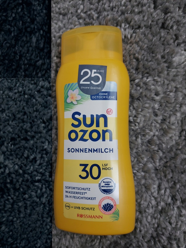 Sun ozon mleczko do opalania 30 SPF wysoka ochrona - 12375163738 ...