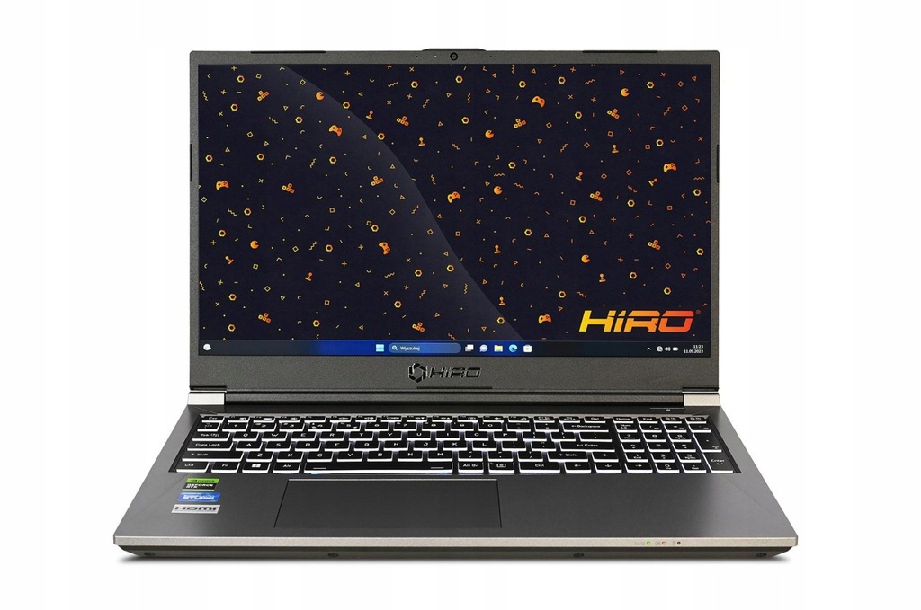 Laptop gamingowy HIRO K570 15,6'', 144Hz, i7-13700H, RTX 4070 8GB, 32GB ...