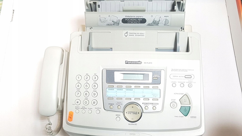 fax faks laserowy Panasonic KX-FL613 telefaks - 13247607620 - oficjalne archiwum Allegro