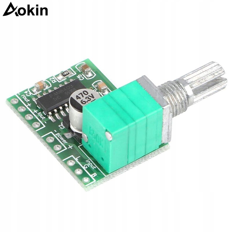 Mini 3W + 3W DC 5V wzmacniacz Audio poręczny cyfro - 12426137340 ...