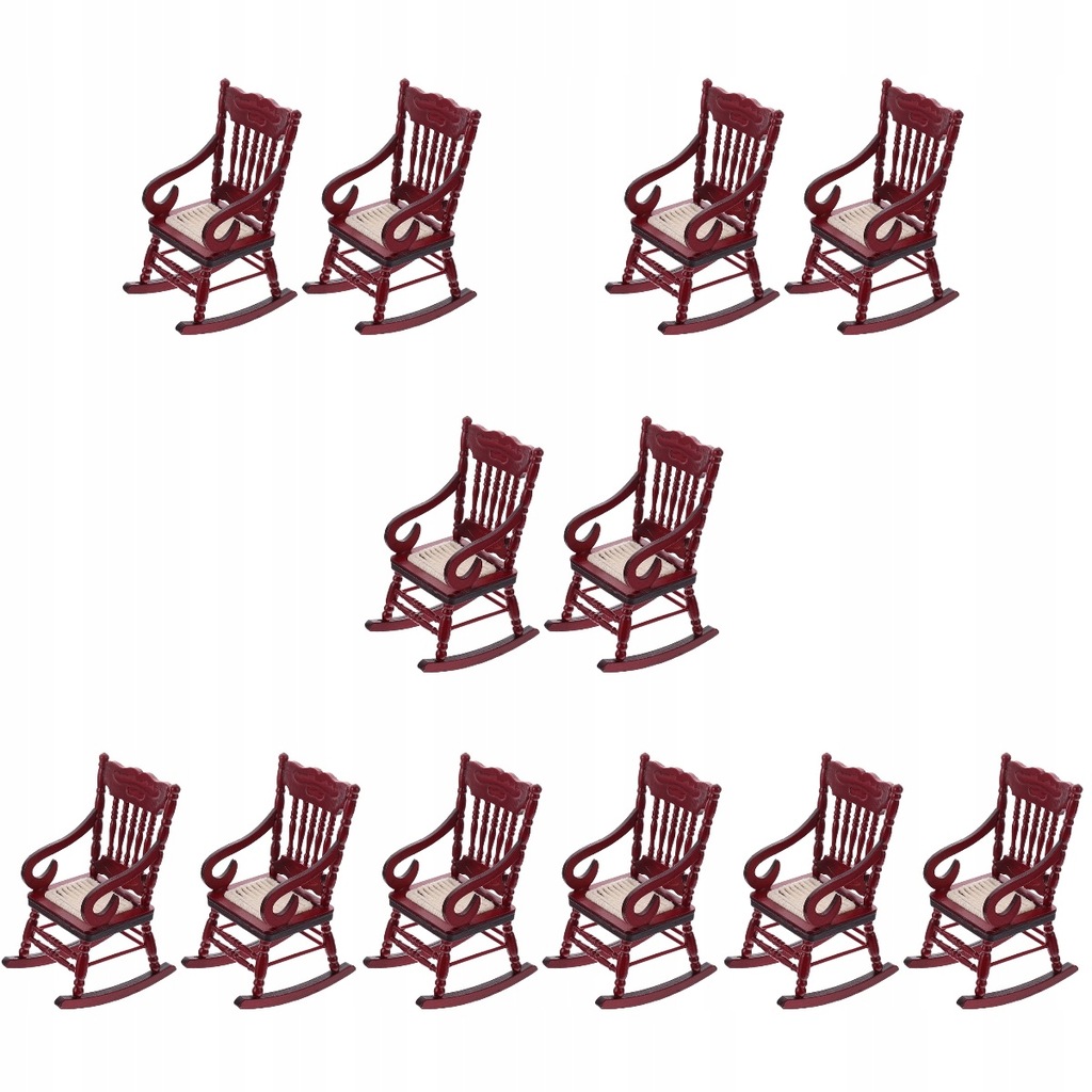 Model Chair Chairs Tiny Wood Rocking Cake Topper - 14679233340 ...