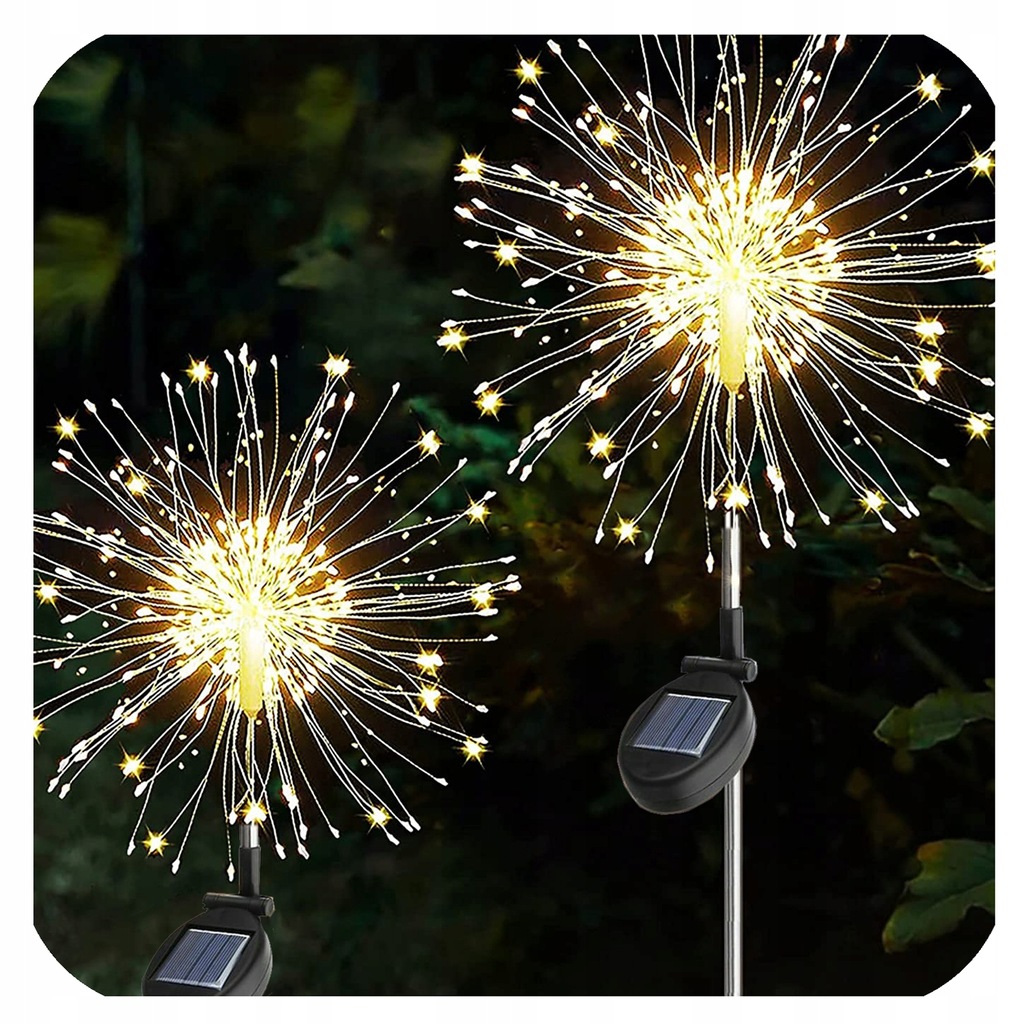 2X LAMPA SOLARNA OZDOBA OGRODOWA DMUCHAWCE 150 LED - 13668590968 - oficjalne archiwum Allegro