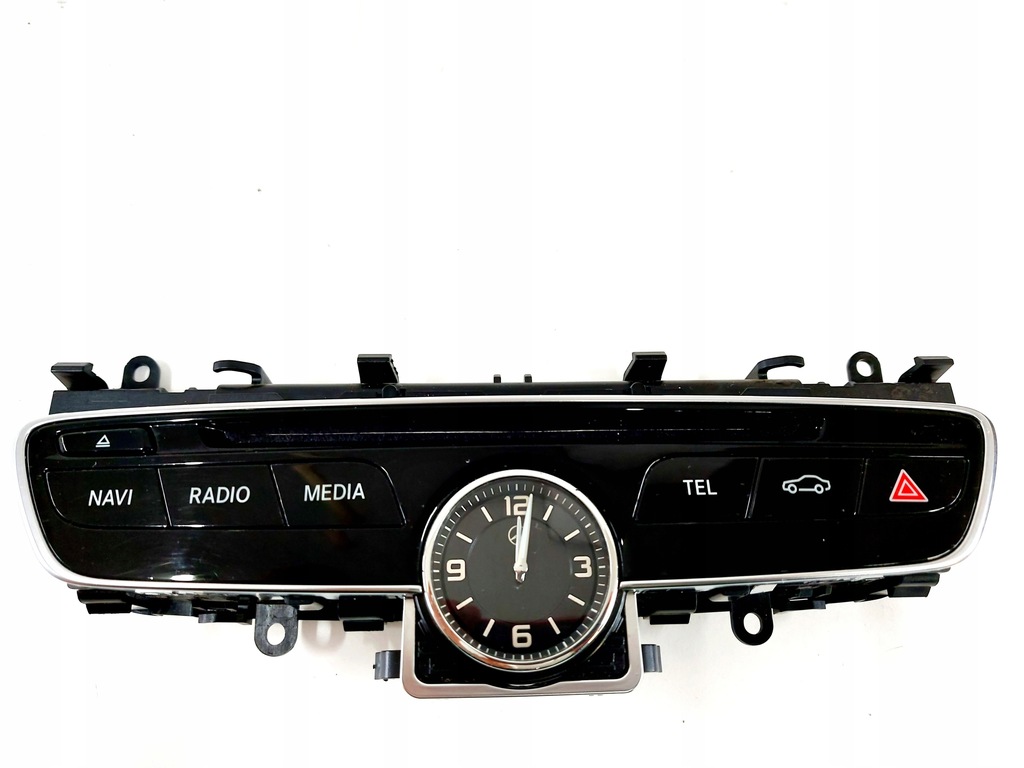 MERCEDES W205 Panel przełącznik radia zegarek 17r. - 13486294312 ...