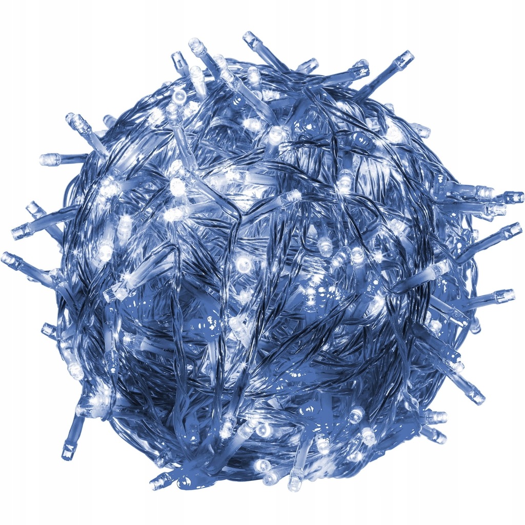 Lampki choinkowe Voltronic na zewnątrz 10 m 100 lampek zimna biel ...