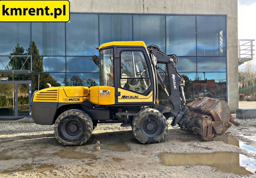 Mecalac 12 MSX KOPARKO-LADOWARKA 12 MTX - 15385664351 - oficjalne archiwum Allegro