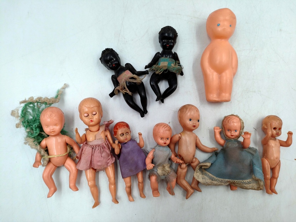Stare lalki lalka zabawka zabawki PRL - 12499155691 - oficjalne ...