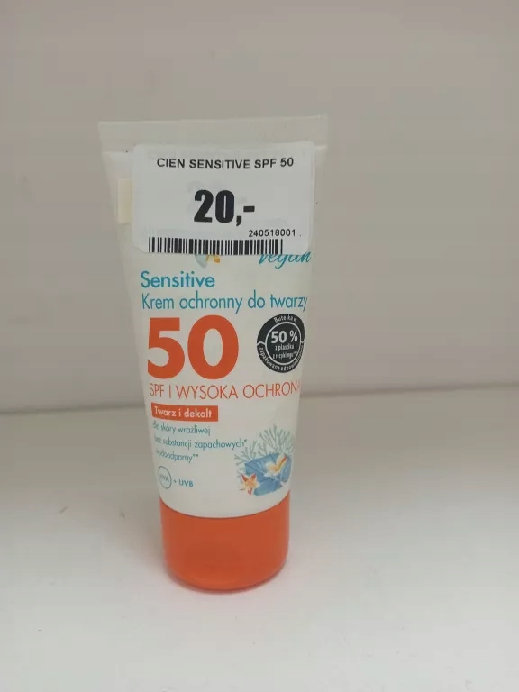 CIEN SENSITIVE SPF 50 - 15775618939 - oficjalne archiwum Allegro