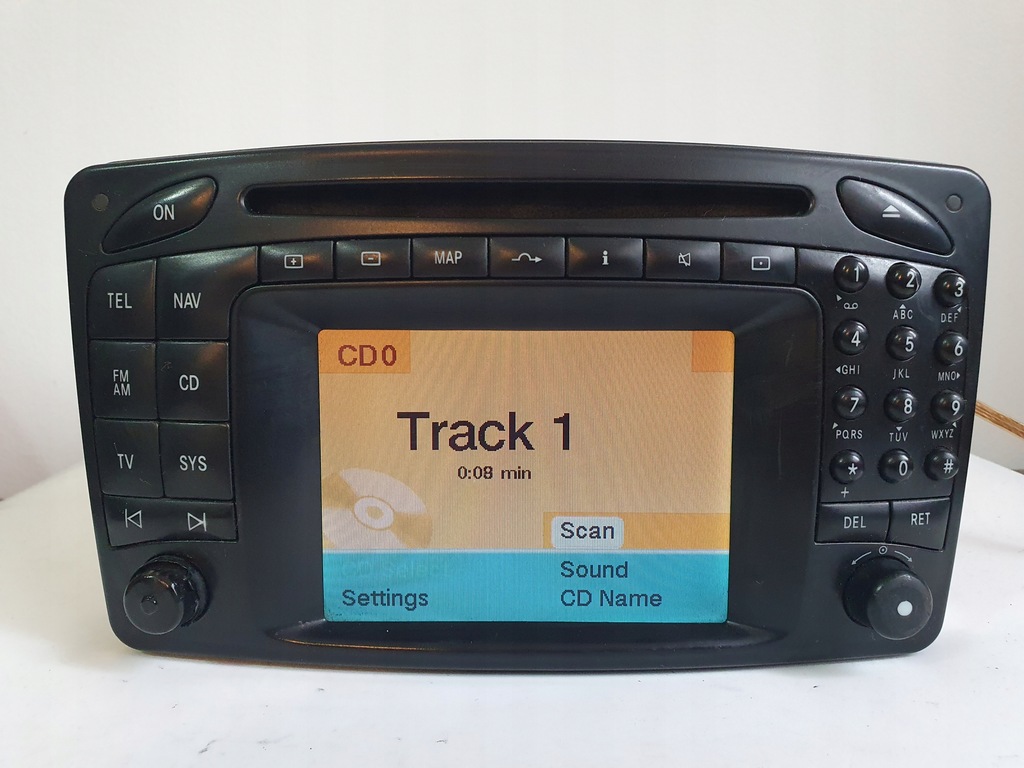 Radio cd nawigacja mercedes w203 clk w208 comand - 13668592769 ...