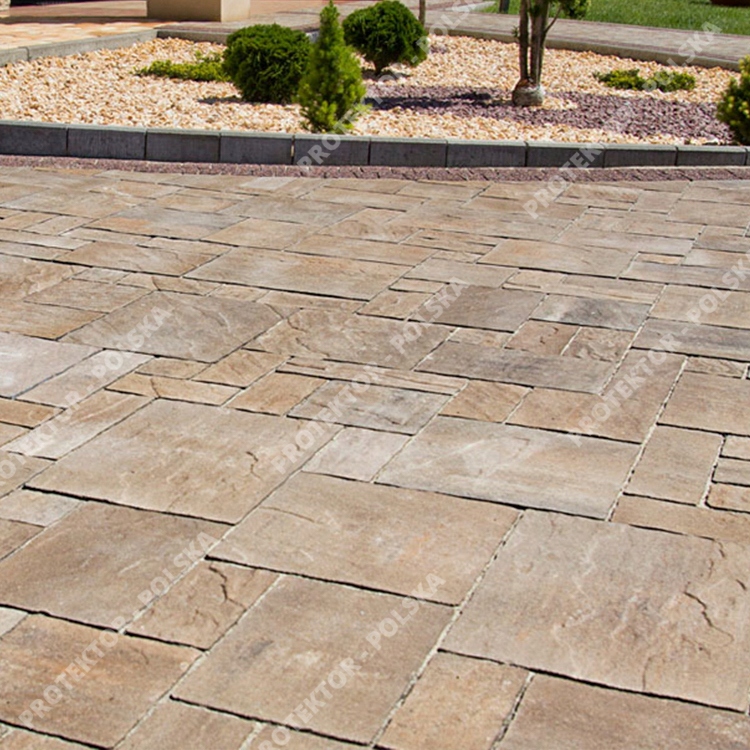 BRUK-BET kostka brukowa CONCERTO płytka betonowa - 10703232289 - oficjalne archiwum Allegro