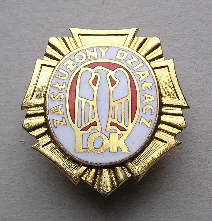 Odznaka Zasłużony Działacz LOK złota duża - 14388850192 - oficjalne ...