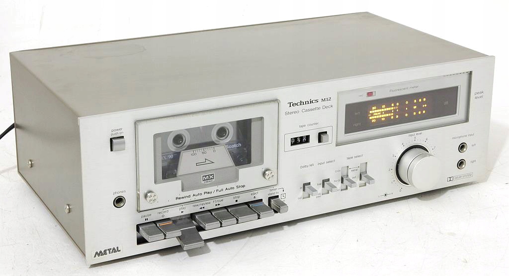 TECHNICS RS-M12 KULTOWY DECK MAGNETOFON ! - 11518192971 - oficjalne archiwum Allegro