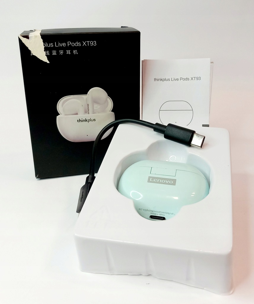 Słuchawki bezprzewodowe douszne Lenovo THINKPLUS Live Pods XT93 - 15120345336 - oficjalne ...