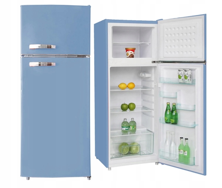 Lodówka retro PKM GK210 LB niebieska - 13779347821 - oficjalne archiwum ...