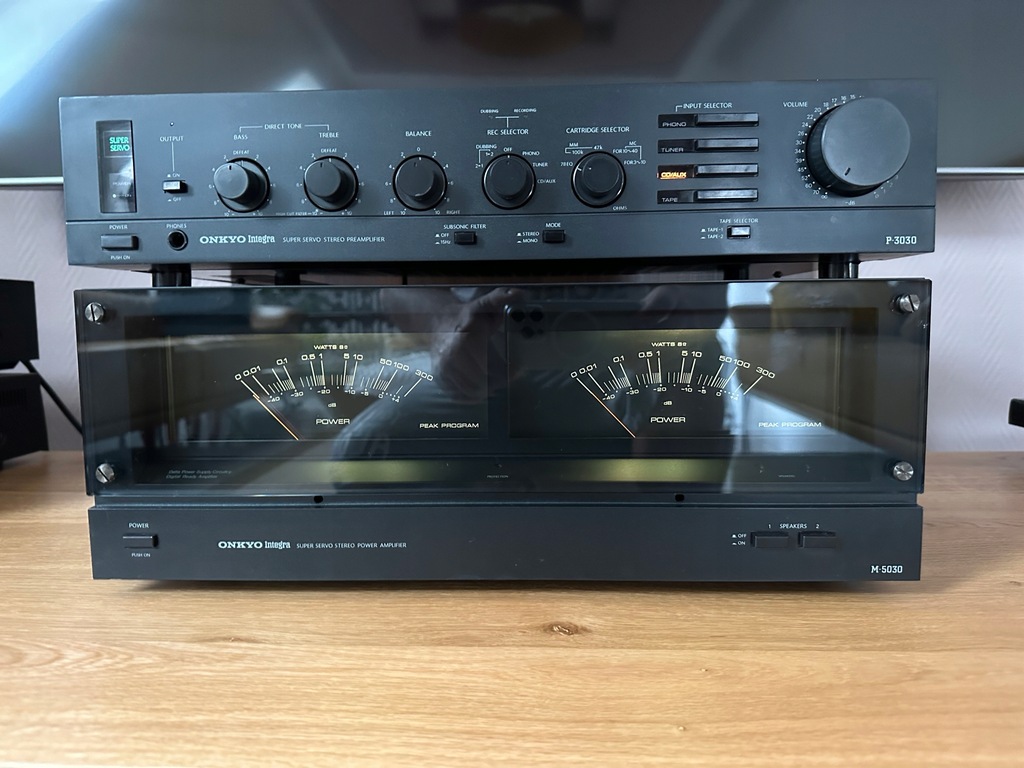ONKYO INTEGRA M-5030 P-3030 Wzmacniacz Hi-End Top - 13384152748 ...
