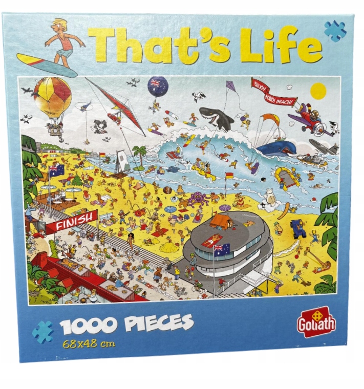 Puzzle Goliath Games Thats Life 1000 elementów Plaża morze wakacje ...