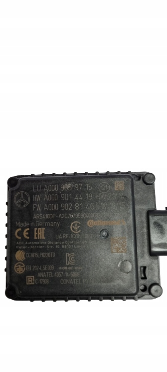 ORYGINALNY CZUJNIK RADAROWY A0009059715 - 13076662868 - oficjalne ...