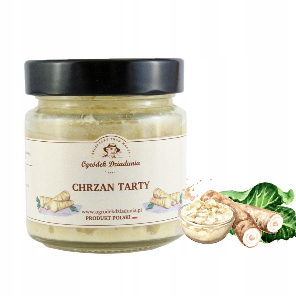 CHRZAN TARTY NATURALNY 210 G - IDEALNY DO MIĘS - 11825036058 ...