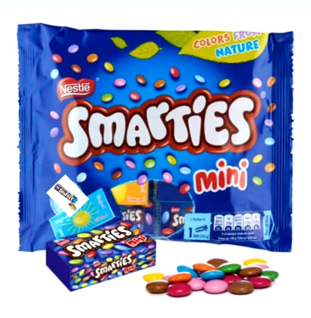 Cukierki Nestle Smarties Mini Drażetki 375G - 12615889201 - oficjalne archiwum Allegro