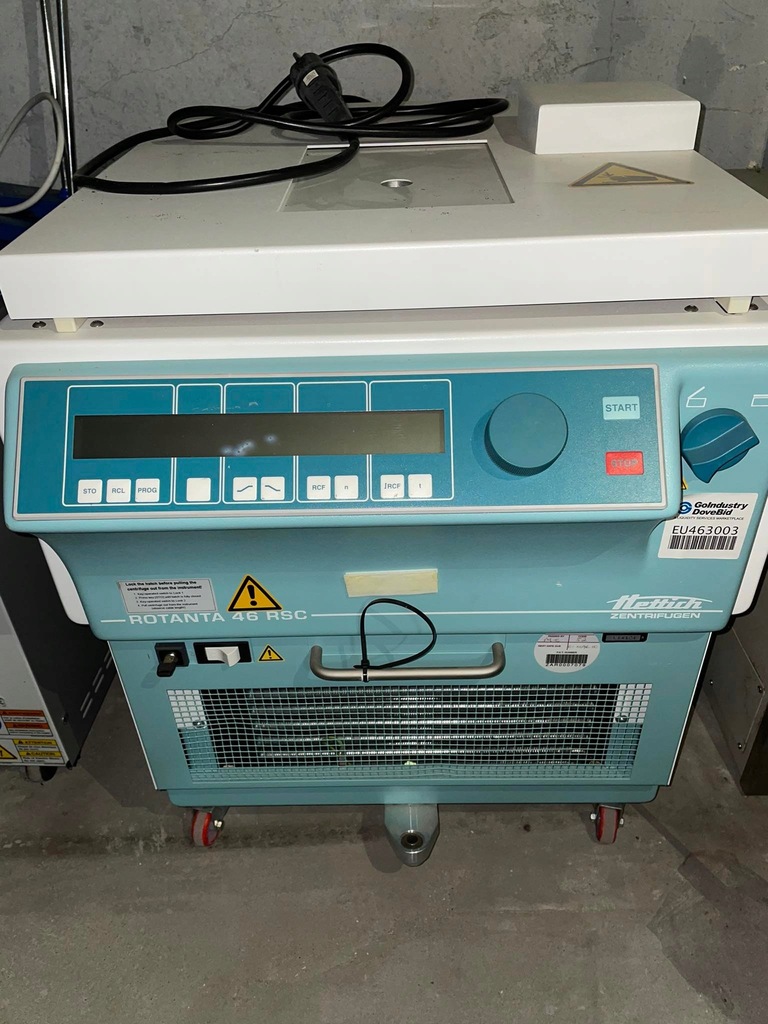 Wirówka Hettich Rotanta 46 RSC, stojąca, chłodzona - 13672105853 ...