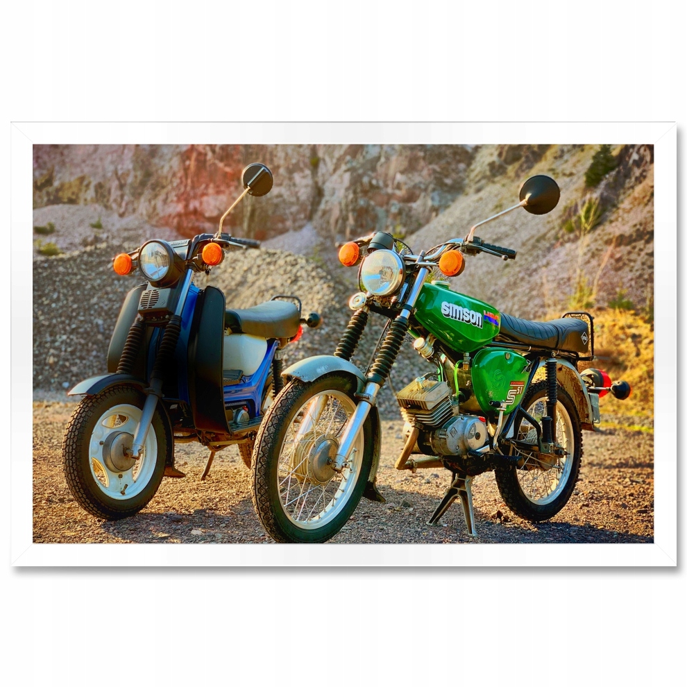 Plakat w ramie 60x40 Motorower SIMSON Simsonek - 10830814744 ...