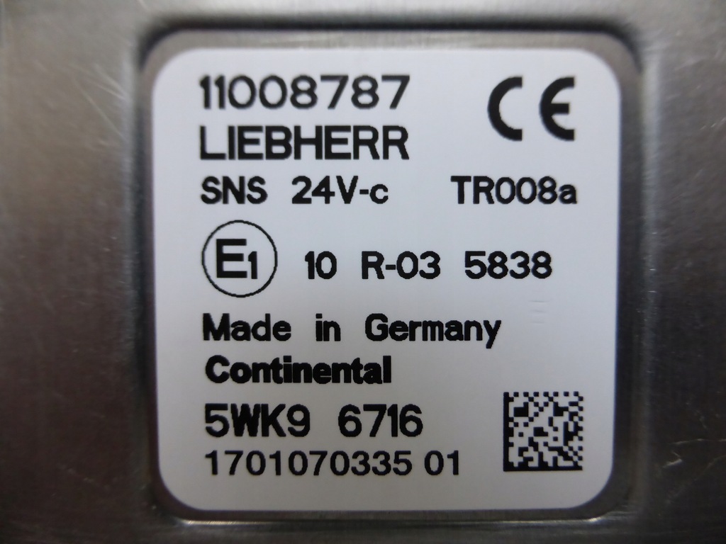 CZUJNIK NOX LIEBHEER 11008787 LIEBHERR LTM - 8923841123 - oficjalne ...