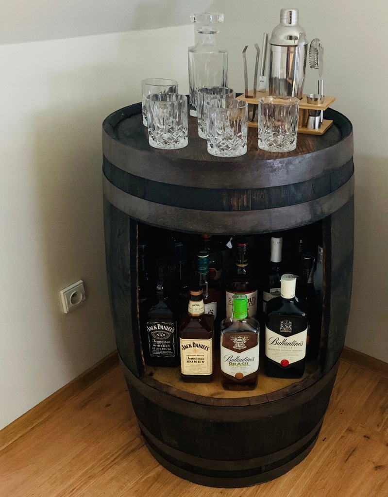 dębowa beczka barek - beczka ze Szkocji po whisky - 10166622819 ...