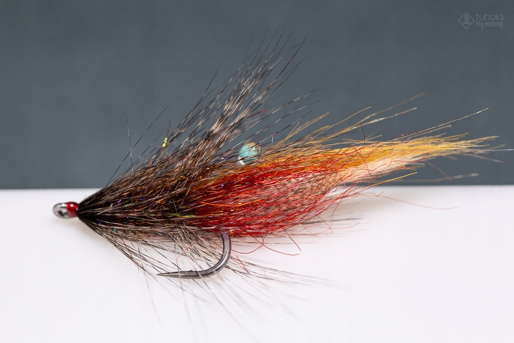 Laser Shrimp - Natural Brown krewetka - morska mucha troć belona okoń ...