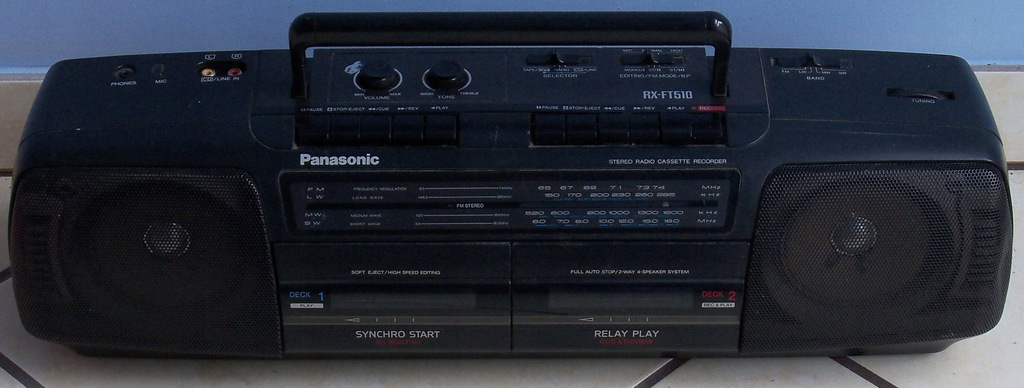 Radiomagnetofon Panasonic RX-FT510 - 15288097433 - oficjalne archiwum ...