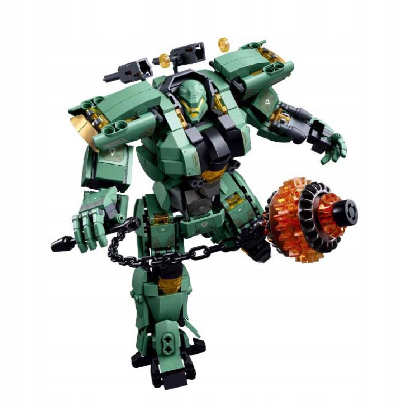 SLUBAN Mecha Robot Puzzle Blocks Montessori Toy STEM Gift 542 PCS ...