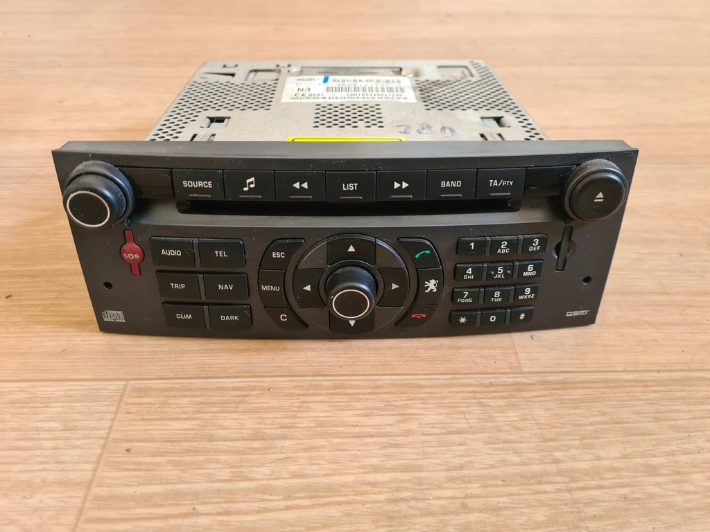 RADIO CD MP3 PEUGEOT 407 NAVI NAWIGACJA RT3 - 13463489928 - oficjalne archiwum Allegro