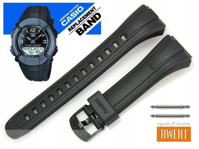 CASIO pasek do zegarka HDC-600 czarny + T 20mm - 13570256488 - oficjalne archiwum Allegro