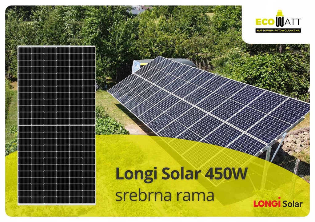 Panele fotowoltaiczne Longi Solar 450W - 11929358733 - oficjalne ...