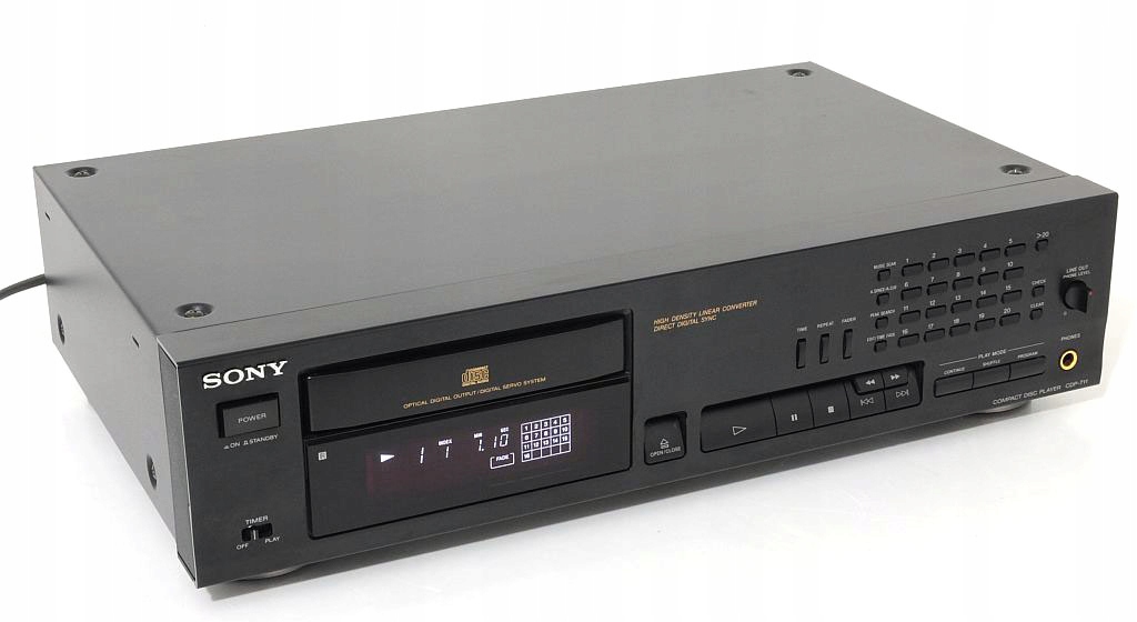 SONY CDP-711 FIRMOWY ODTWARZACZ CD WYSOKI MODEL ! - 14691658196 ...