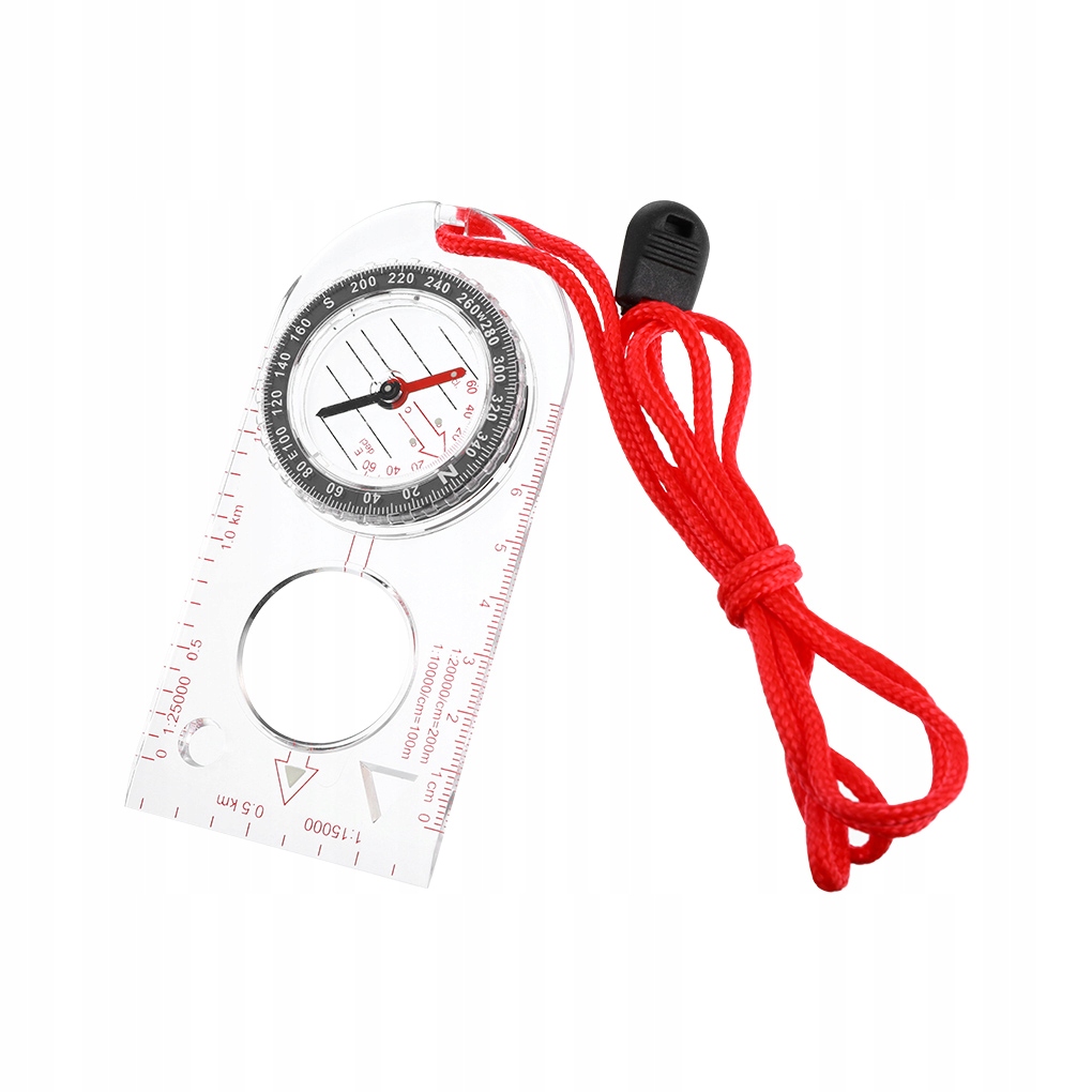 1x linijka do mapy kompasu. Mapa Skala kompas ze - 13463249082 ...