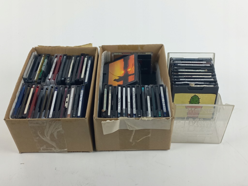 Mini Disc SONY MAXELL TDK używane 60 szt. - 13116065770 - oficjalne ...