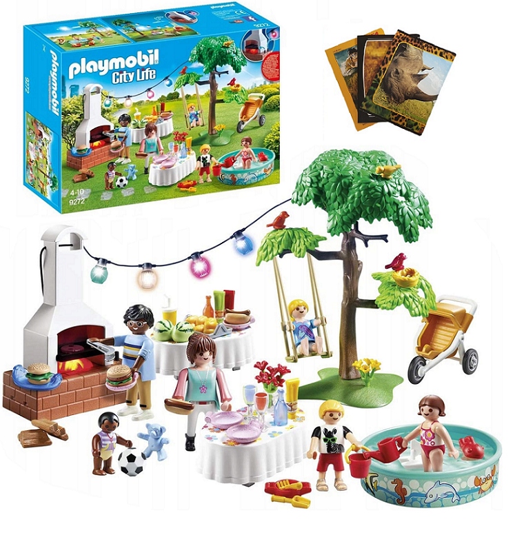 KLOCKI PLAYMOBIL 9272 PRZYJĘCIE W OGRODZIE CITY - 14550131579 - oficjalne archiwum Allegro