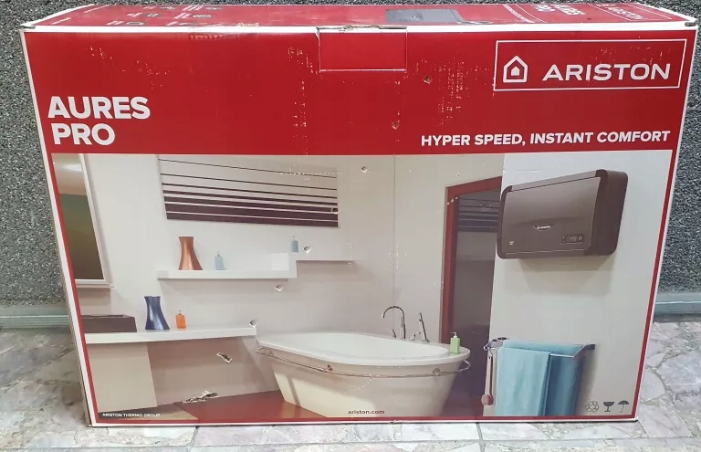 PRZEPŁYWOWY PODGRZEWACZ WODY ARISTON AURES PRO 24 - 13007025721 ...