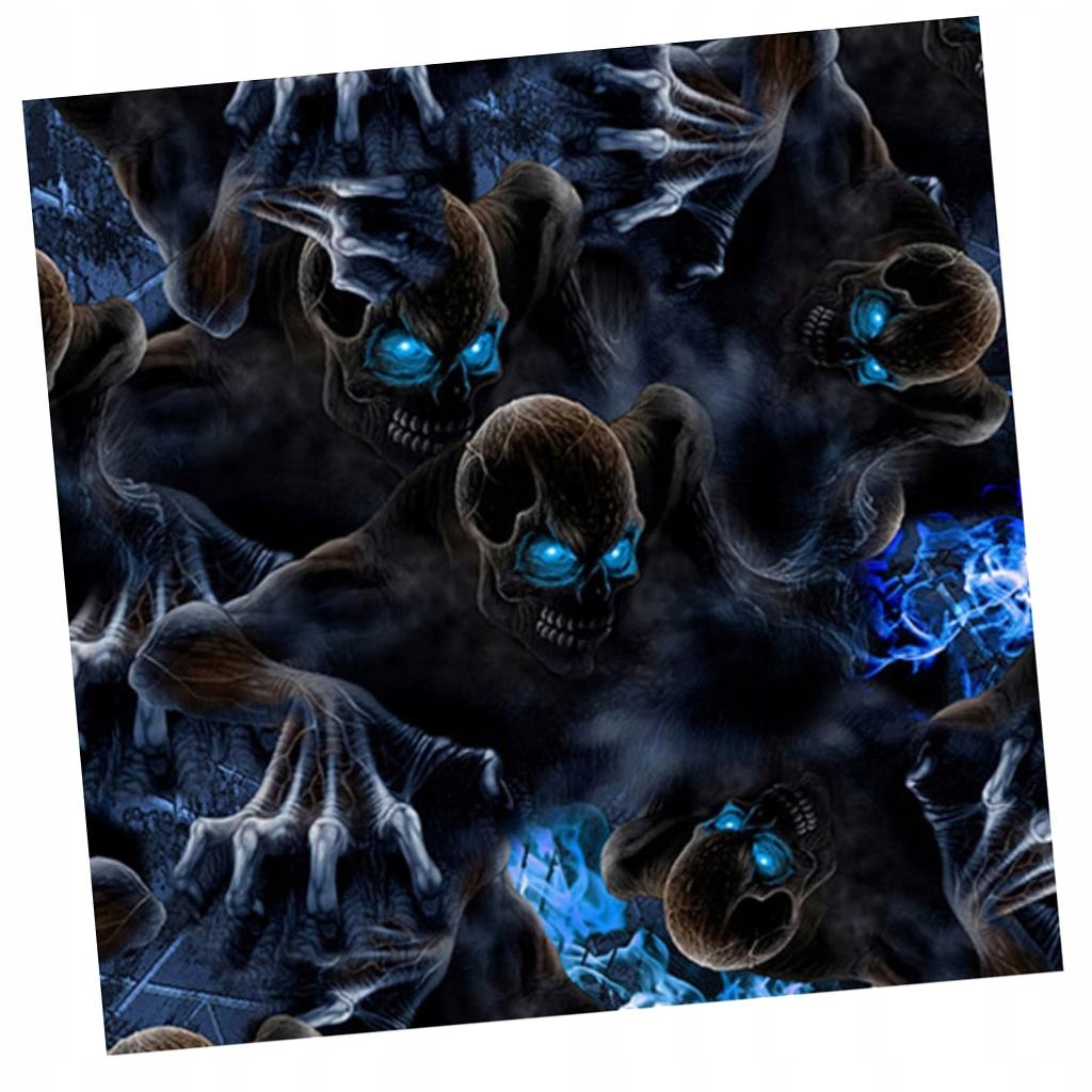 Hydrographics Film Water Transfer Printing Film Flame Skulls 2m Film Roll - 14379989447 ...