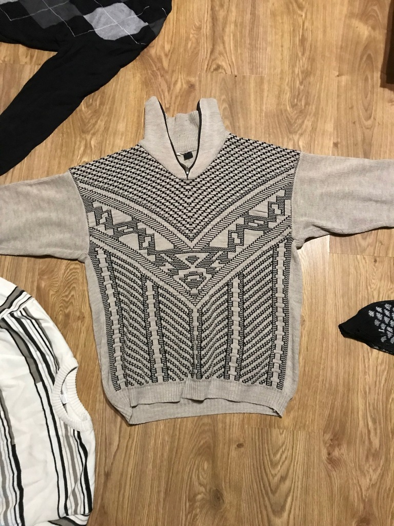 PRL swetr męski sweter ala Kononowicz na imprezę - 12971305098 ...