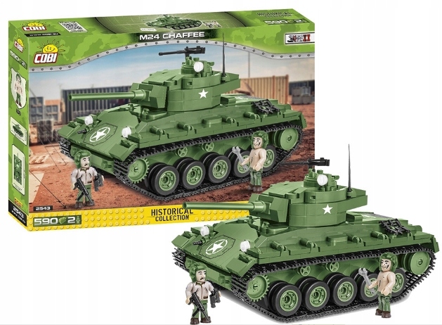 COBI 2543 CZOŁG M24 CHAFFEE 590 el. Small Army - 11930131318 ...