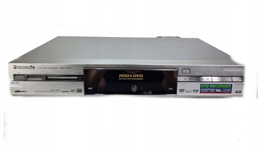 PANASONIC DMR-E500H Nagrywarka DVD HDD odtwarzacz - 11835331916 - oficjalne archiwum Allegro