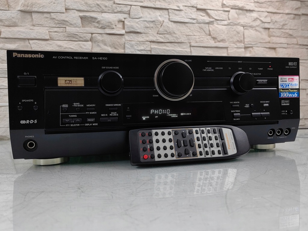 PANASONIC SA-HE100 Unikatowy amplituner 6,1 - 13254997388 - oficjalne archiwum Allegro