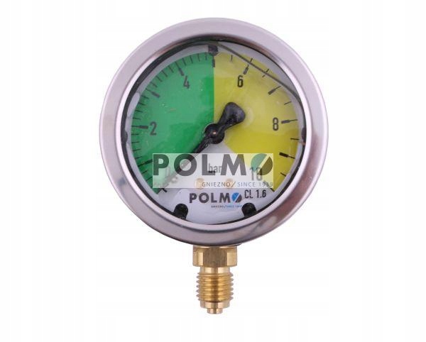 Manometr glicerynowy M63 0-10 bar Gw M12x1.5 kwasó - 12950715930 - oficjalne archiwum Allegro