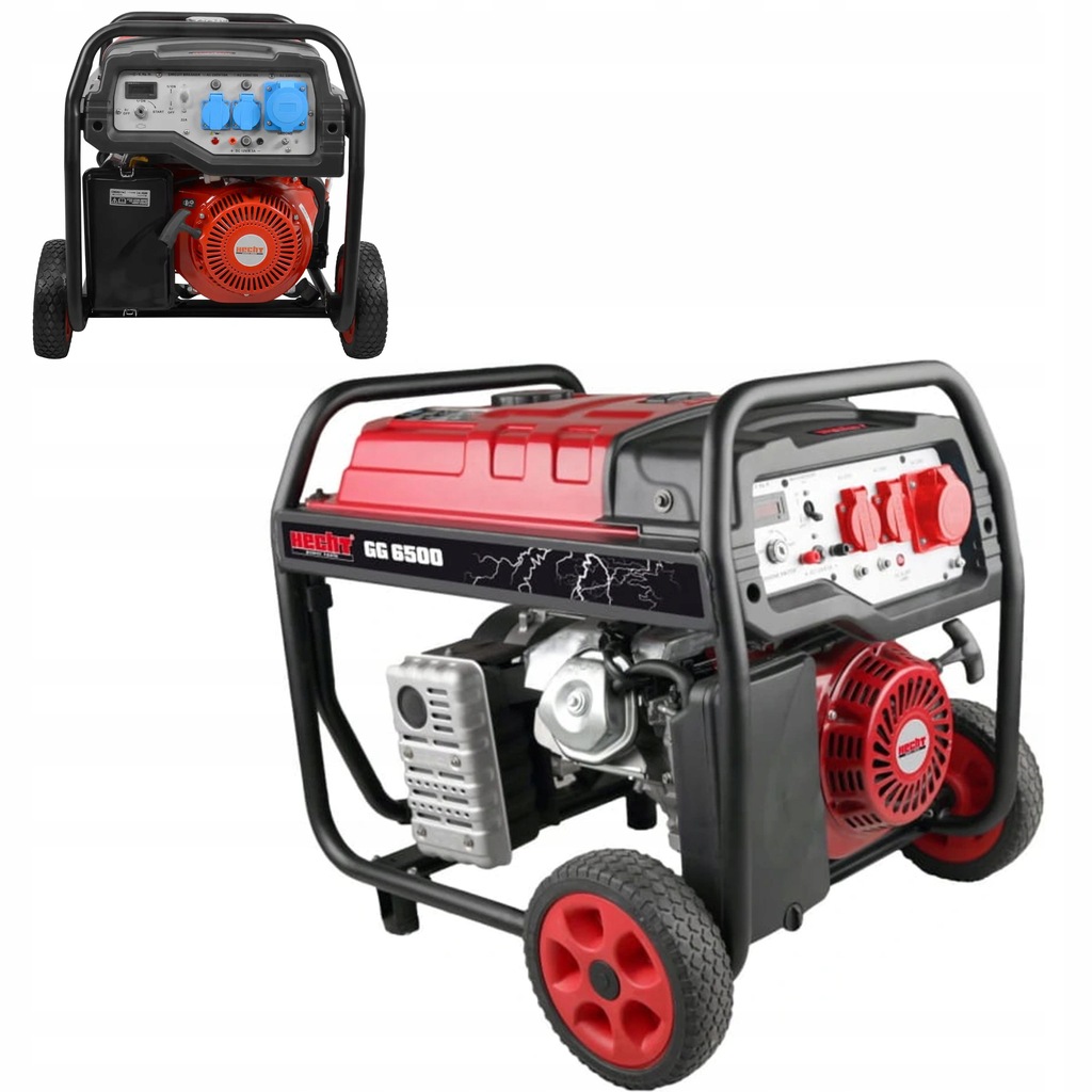 AGREGAT PRĄDOTWÓRCZY GENERATOR PRĄDU 5500W 5,5 kW - 12084286742 - oficjalne archiwum Allegro