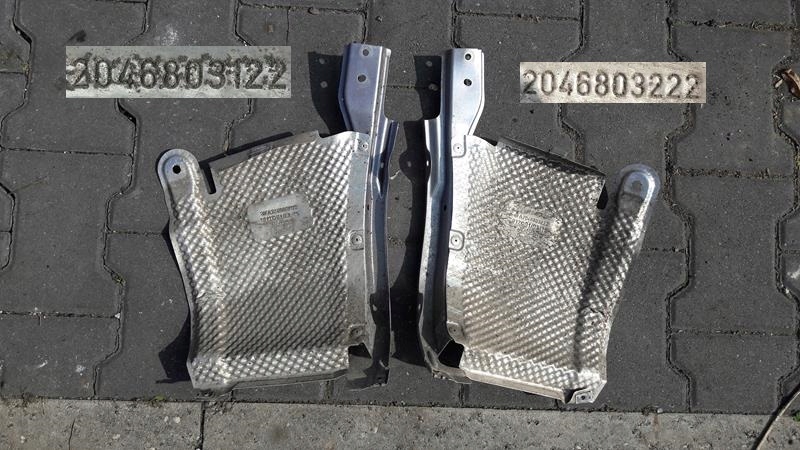 OSŁONA TERMICZN MERCEDES GLK 2046803122 2046803222 - 7571837505 ...