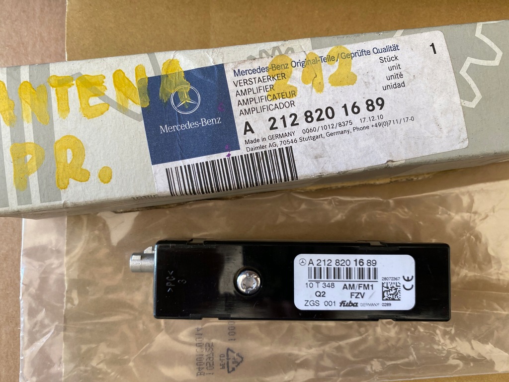 Mercedes E 212 2128201689 Wzmacniacz Antenowy Nowy - 9782413469 ...