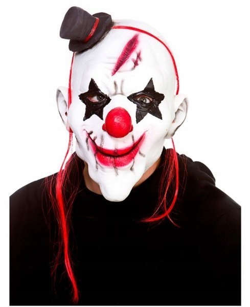 MASKA LATEKSOWA KLAUN Z HORRORU HALLOWEEN - 11613962757 - oficjalne ...