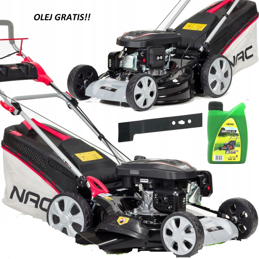 Mocna kosiarka spalinowa NAC LS51-175-HSD-LI NAPĘD - 14544432603 - oficjalne archiwum Allegro